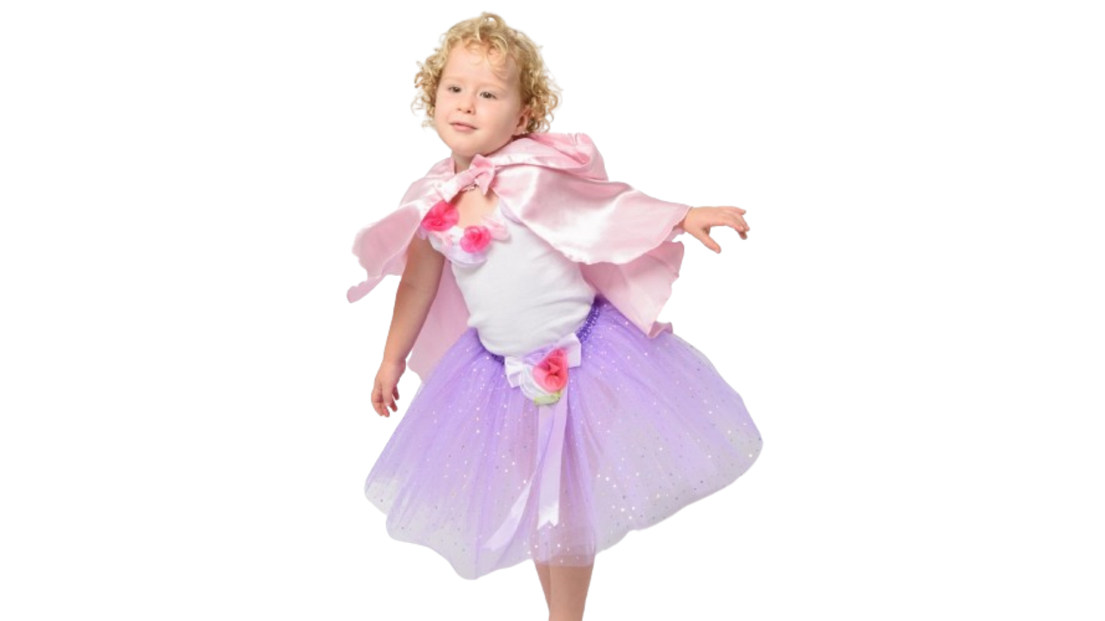 Lets Dress Up Princess cape with bow - Pink | Harvey Norman