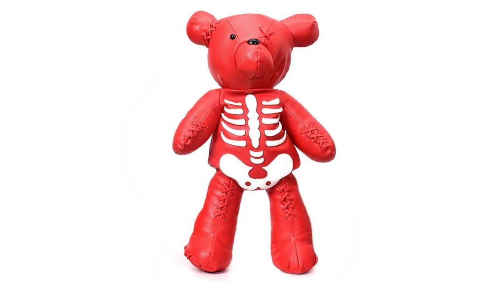 HOD Punk Goth Skeleton Bear Backpack Kawaii Accessories for Women - Red ...
