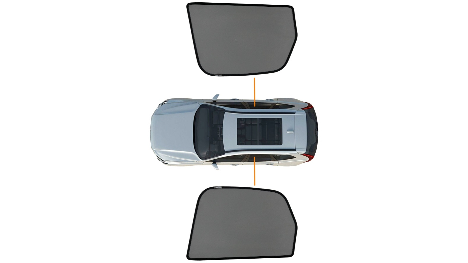 X-CAR 2 Piece Rear Window Sun Shade for Volvo XC60 2017-2022 | Harvey ...
