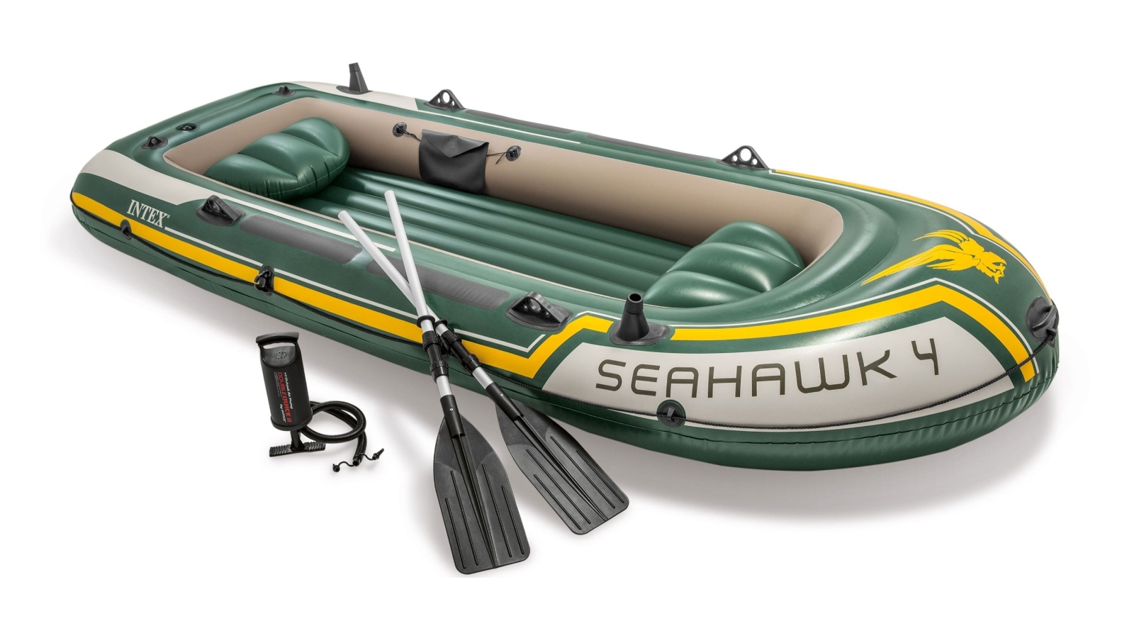 Intex Seahawk 4 Boat Set | Harvey Norman