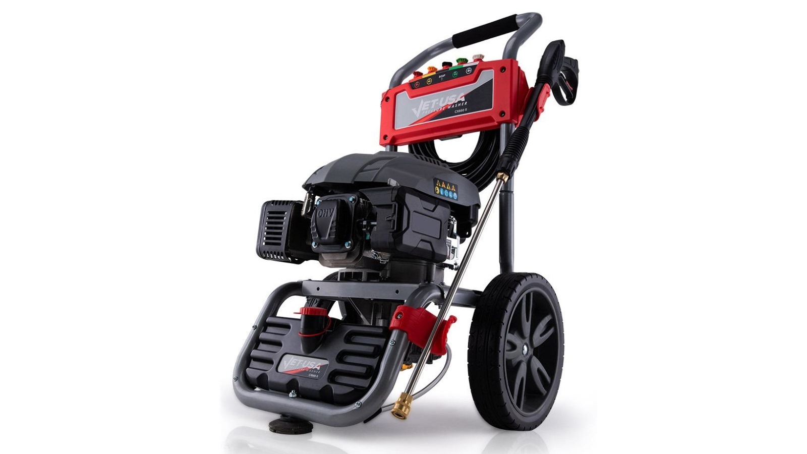 Jet-USA 4800PSI Petrol-Powered High Pressure Cleaner Washer Jet Power ...