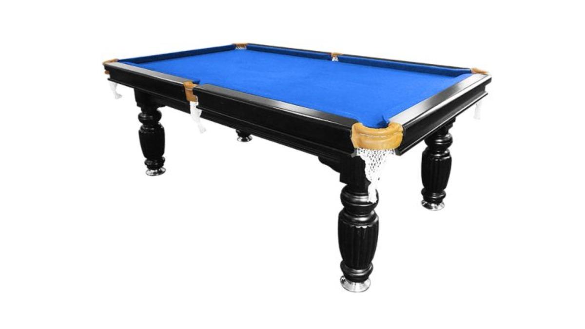TopOne Sports 8ft Slate Black Frame Billiard Table with Accessories ...