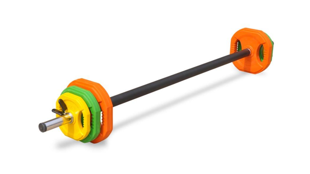 Cyberfit 20kg Pump Bar Set | Harvey Norman