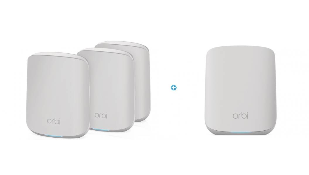 Netgear Orbi 3-Pack AX1800 Dual Band Mesh WiFi 6 System and Mesh System ...