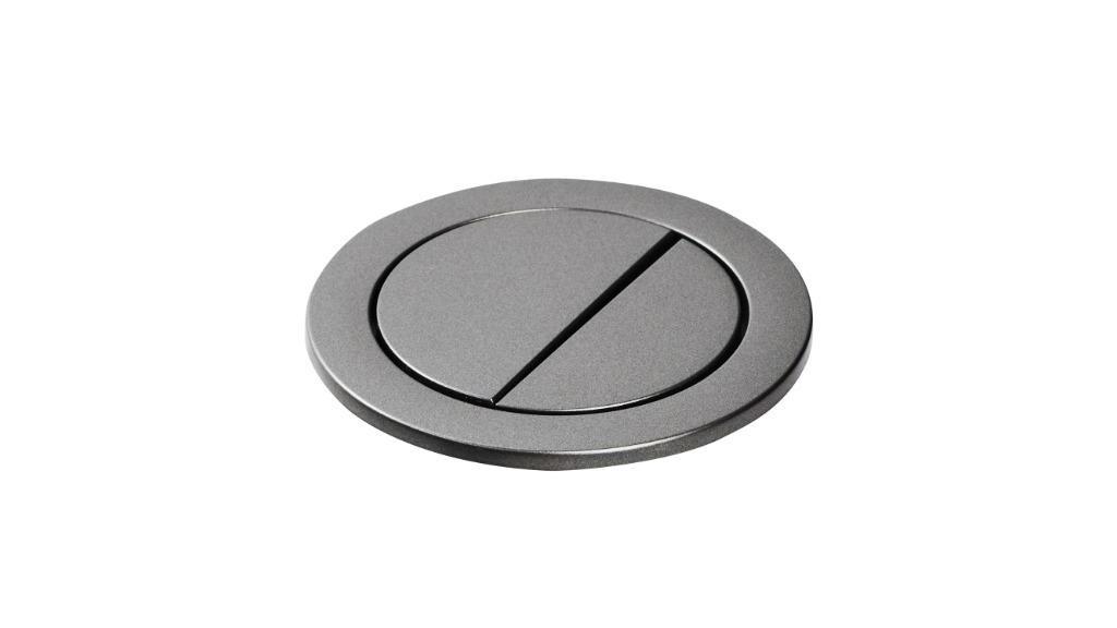 Sanceramica Back-To-Wall Flush Button - Gunmetal | Harvey Norman