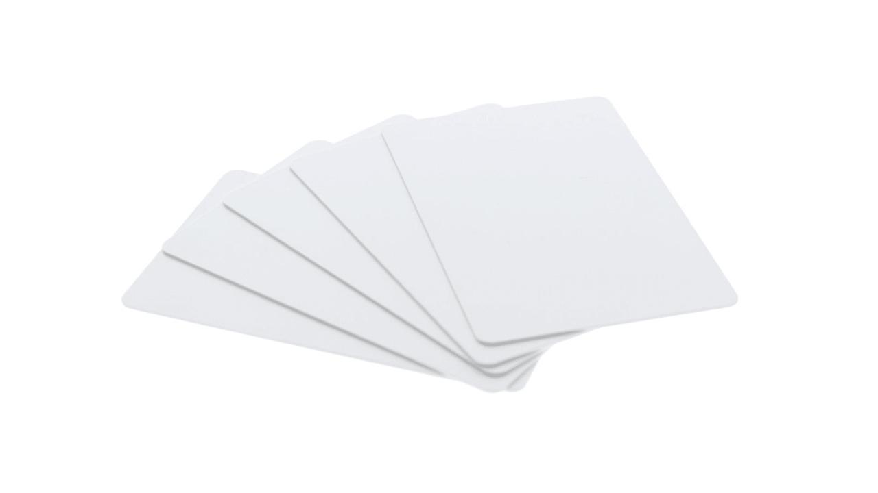 SuperOffice Pack 250 PVC White Gloss Blank Card | Harvey Norman