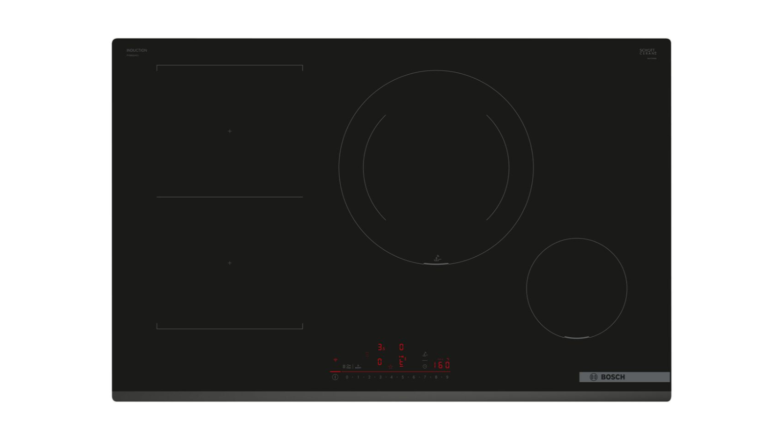 Bosch Black Series 6 Induction Cooktop - 80cm | Harvey Norman