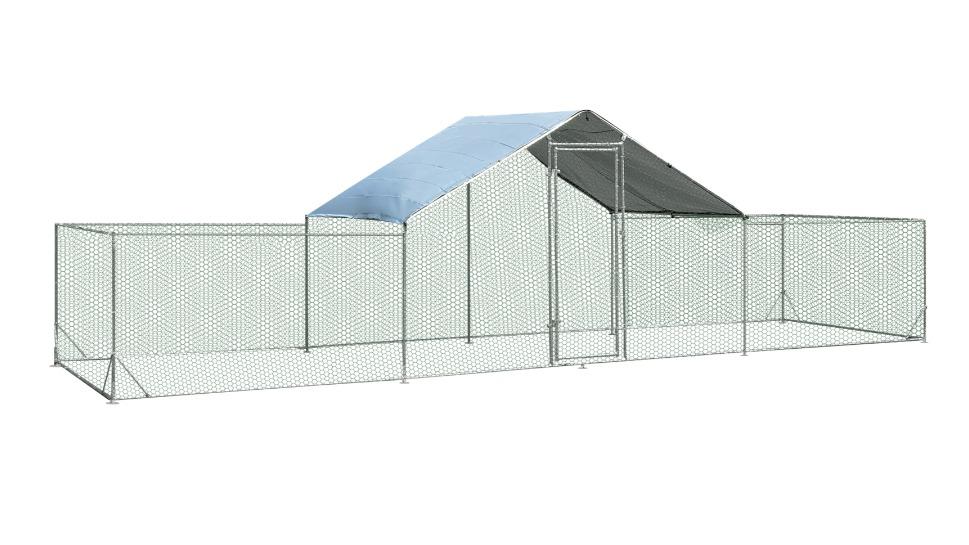 Costway Large Chicken Coop Run Netting Cage All Weather with Cover ...