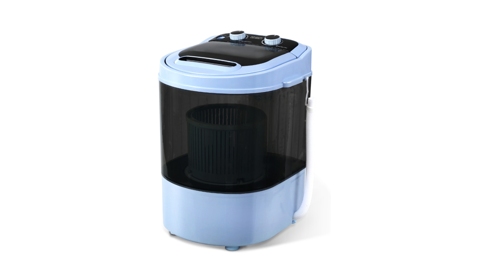 Devanti 3kg Portable Washing Machine - Black | Harvey Norman
