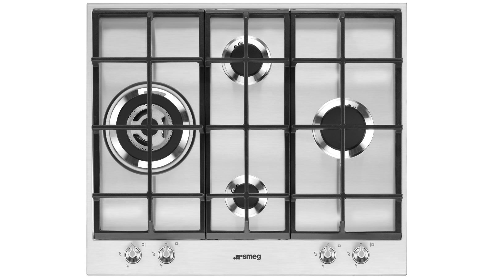 Smeg 600mm Linea 4 Burner Gas Cooktop | Harvey Norman