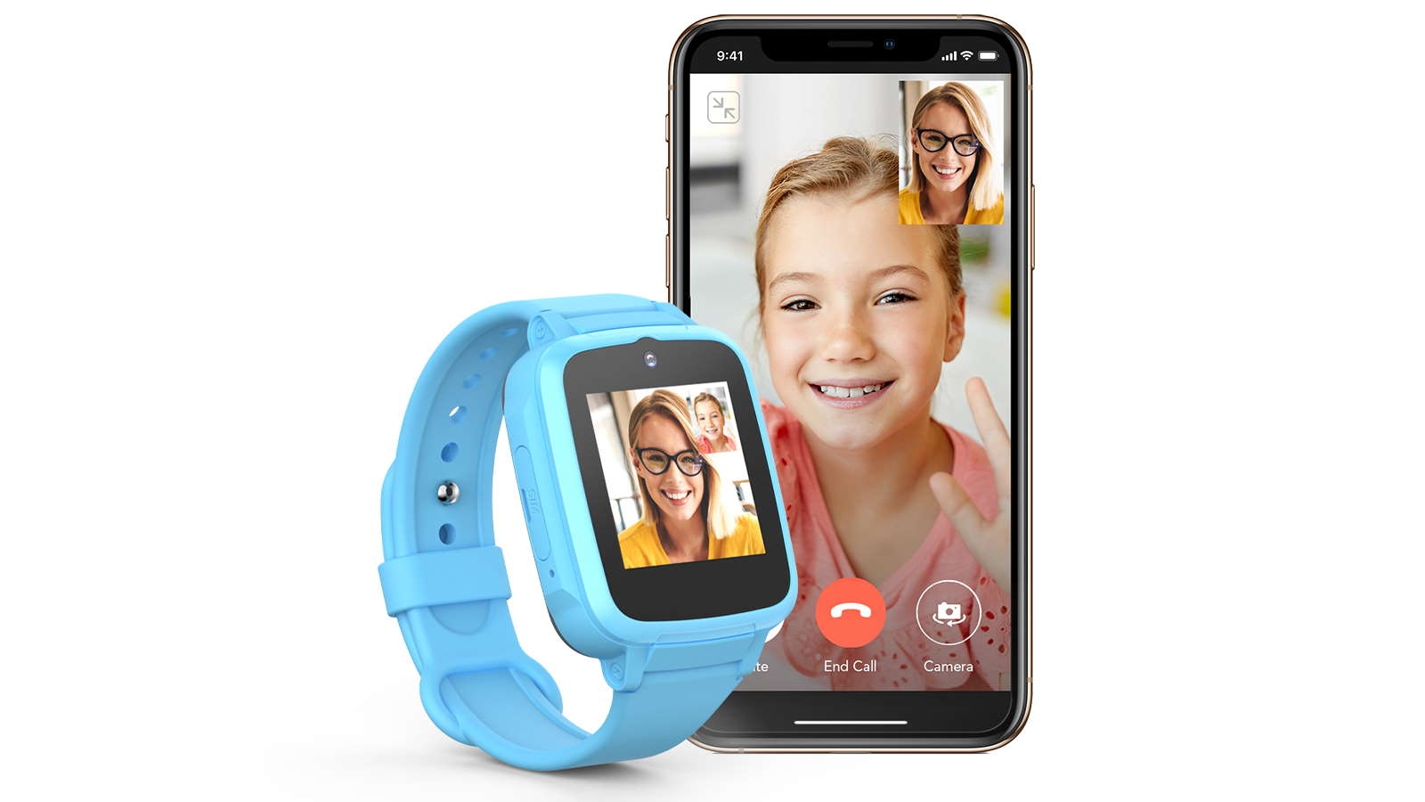 Pixbee Kids 4G Video Smart Watch with GPS Tracking - Blue | Harvey Norman
