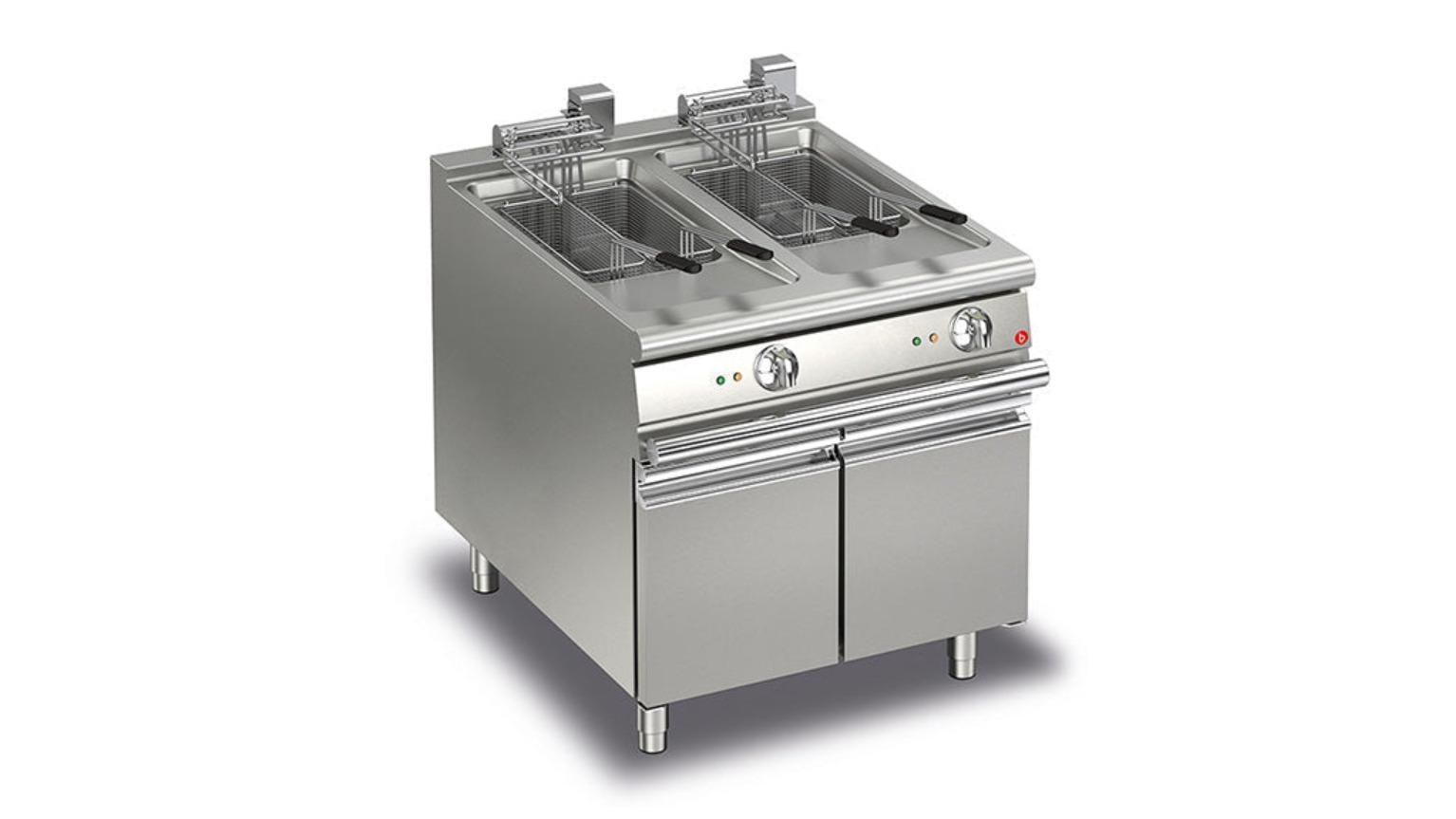 Baron 15+15 Litre Double Basin Electric Deep Fryer | Harvey Norman