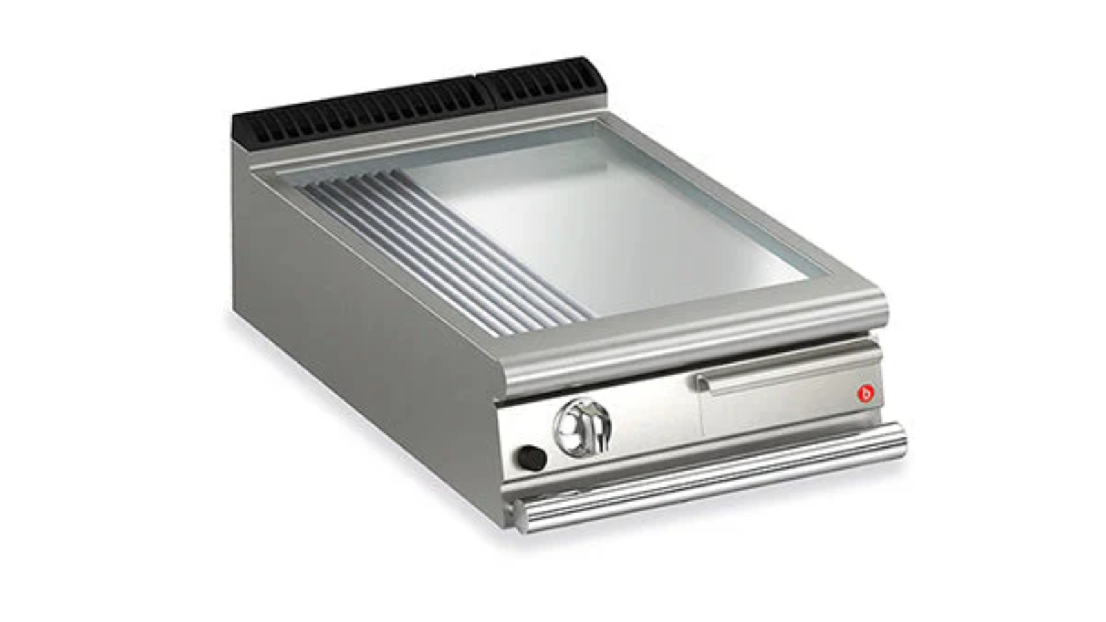 Baron 1 Burner Gas Fry Top with Chrome Plate and Thermostat Control ...