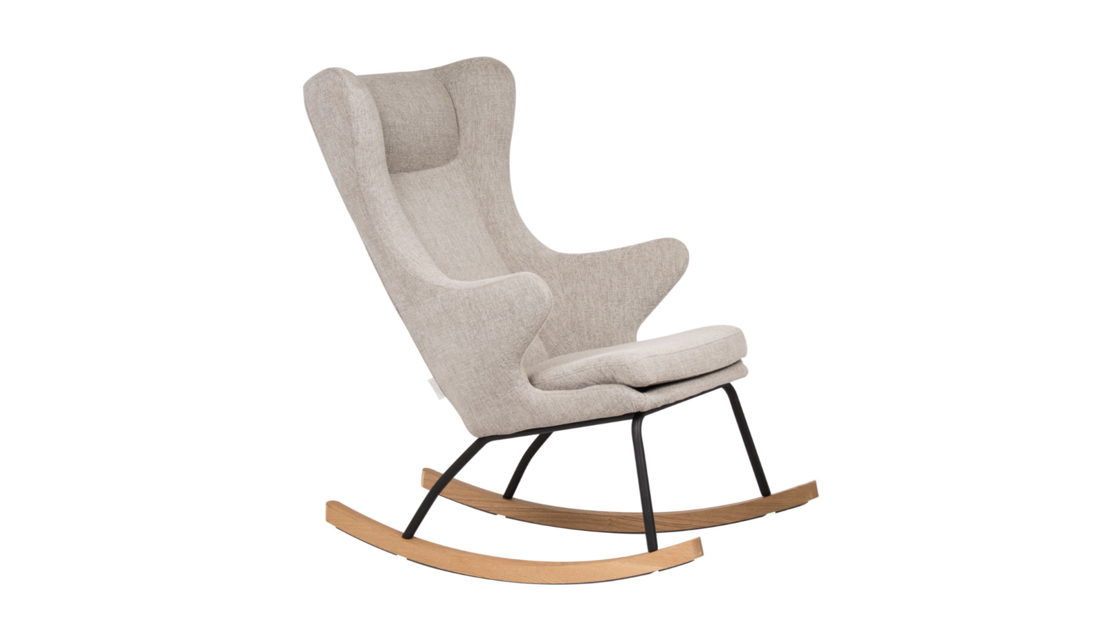 Quax Adult Rocking Chair De Luxe - Sand Grey | Harvey Norman