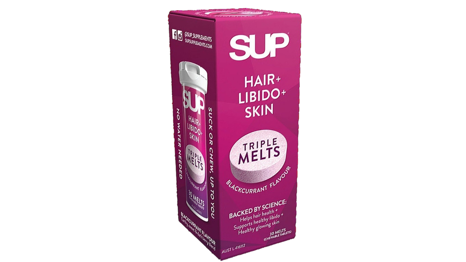SUP Hair Libido Skin 30 Melt Tablet Supplement | Harvey Norman