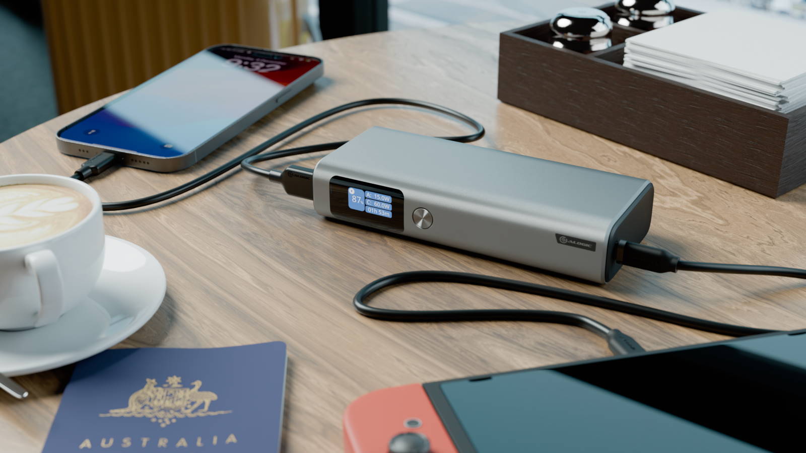 Alogic Ruck 20000mAh Power Bank with 130W USB Charging | Harvey Norman