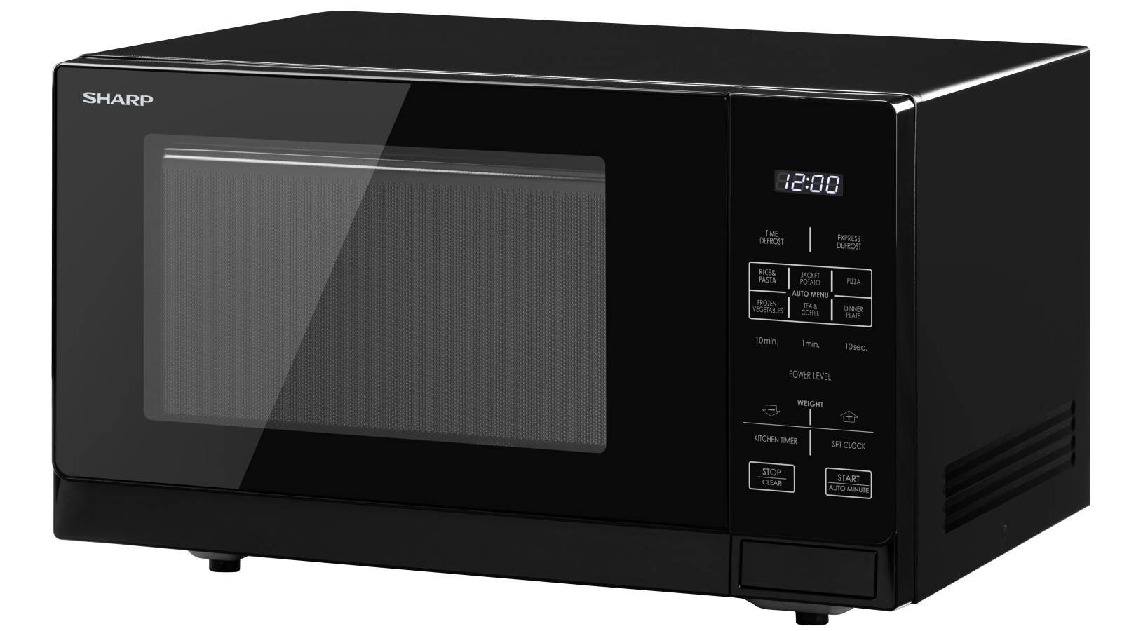 Sharp 25L Microwave - Black | Harvey Norman