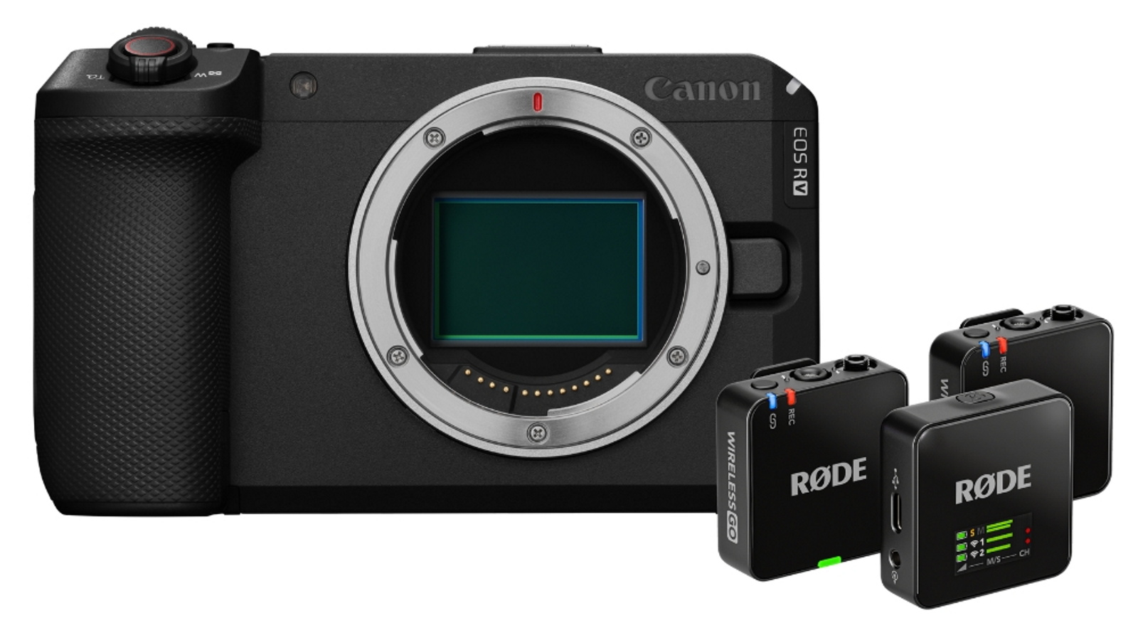 Canon EOS R6 V Mirrorless Camera Body Only with Rode Wireless Go ...