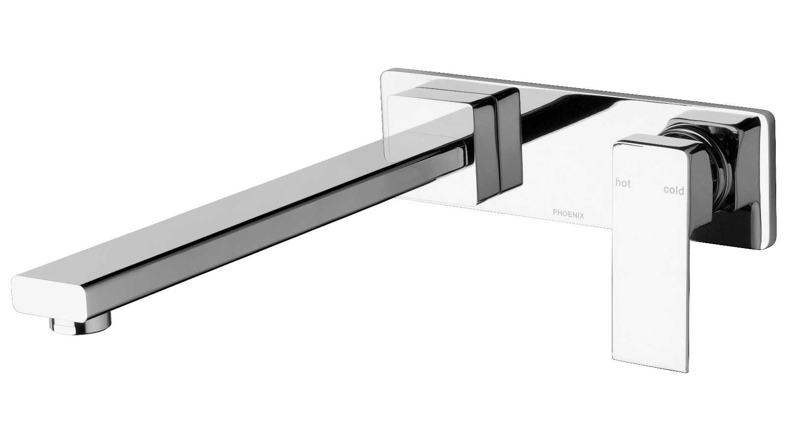 Phoenix Radii 280mm Wall Bath Mixer Set - Chrome | Harvey Norman