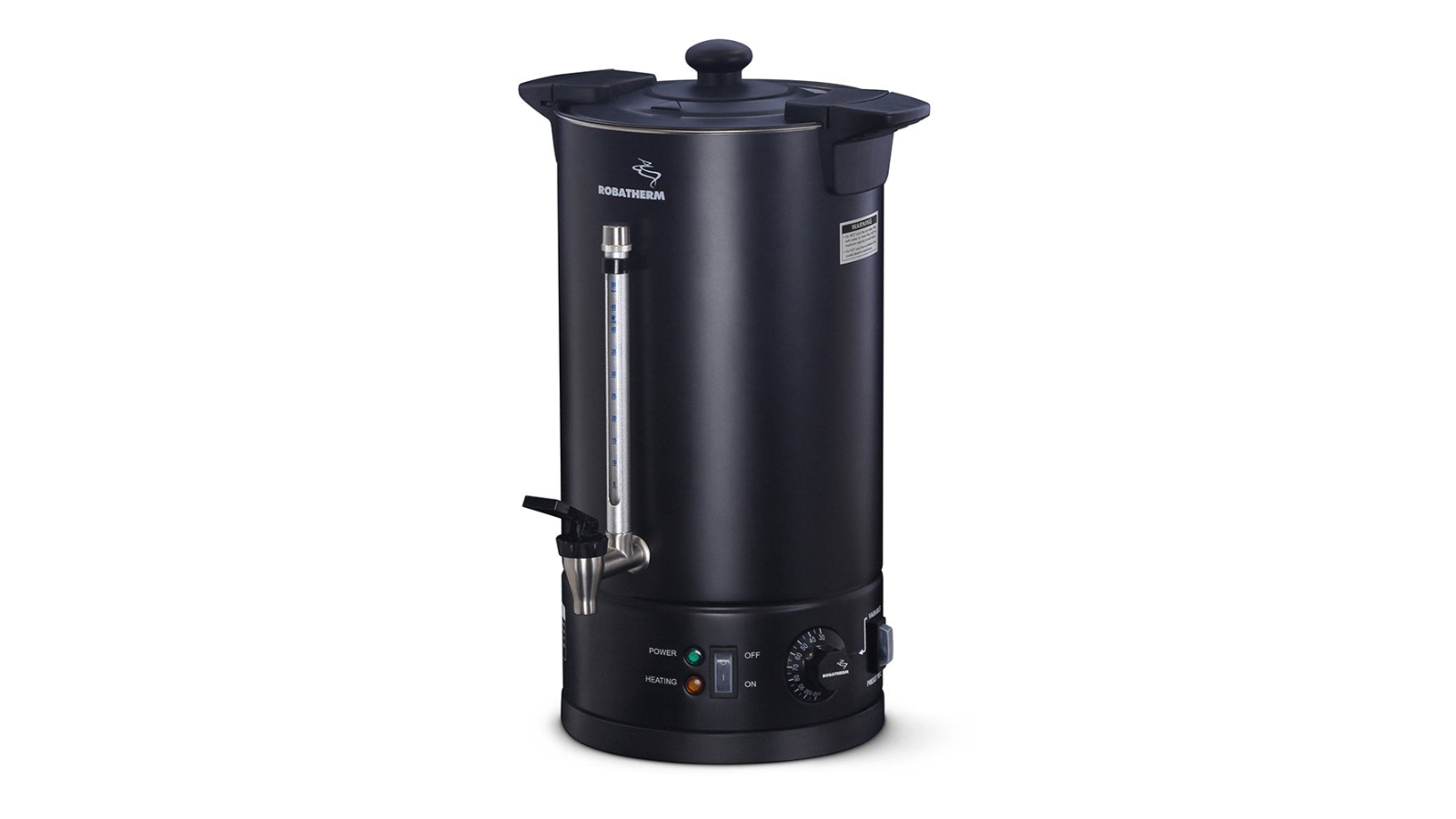 Robatherm Black Double Skinned 10 Litre Hot Water Urn | Harvey Norman