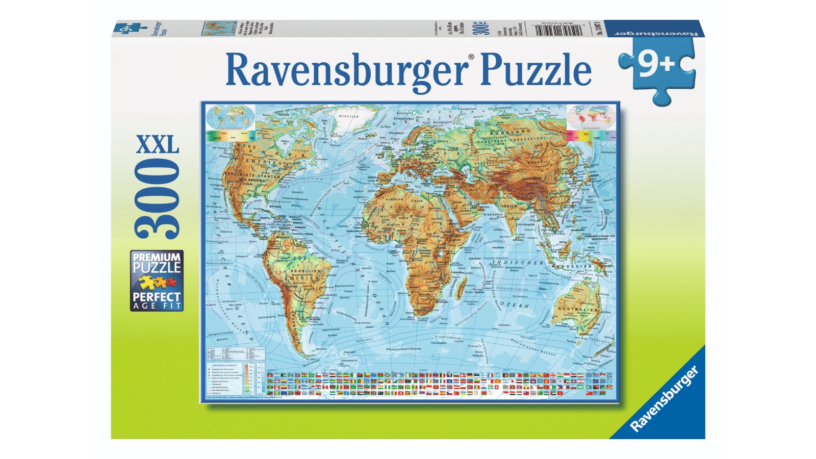 Ravensburger World Political Map Puzzle 300 Piece Puzzle | Harvey Norman