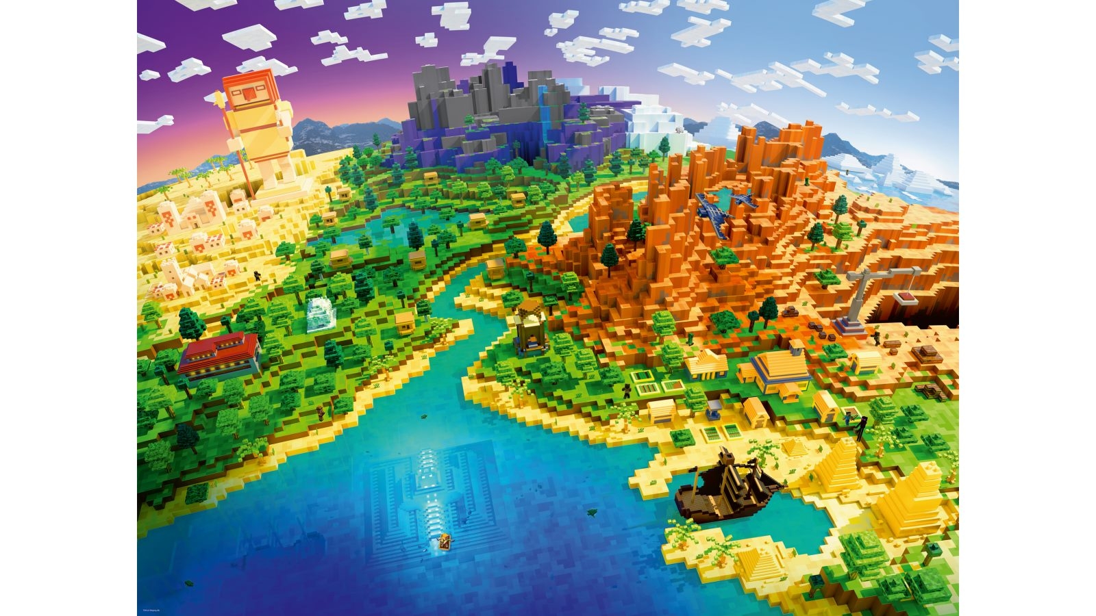 Ravensburger World of Minecraft 1500 Piece Puzzle | Harvey Norman