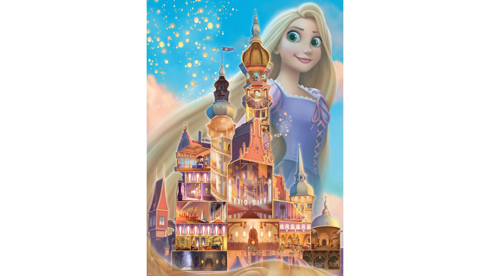 Ravensburger Disney Castles Rapunzel 1000 Piece Puzzle | Harvey Norman
