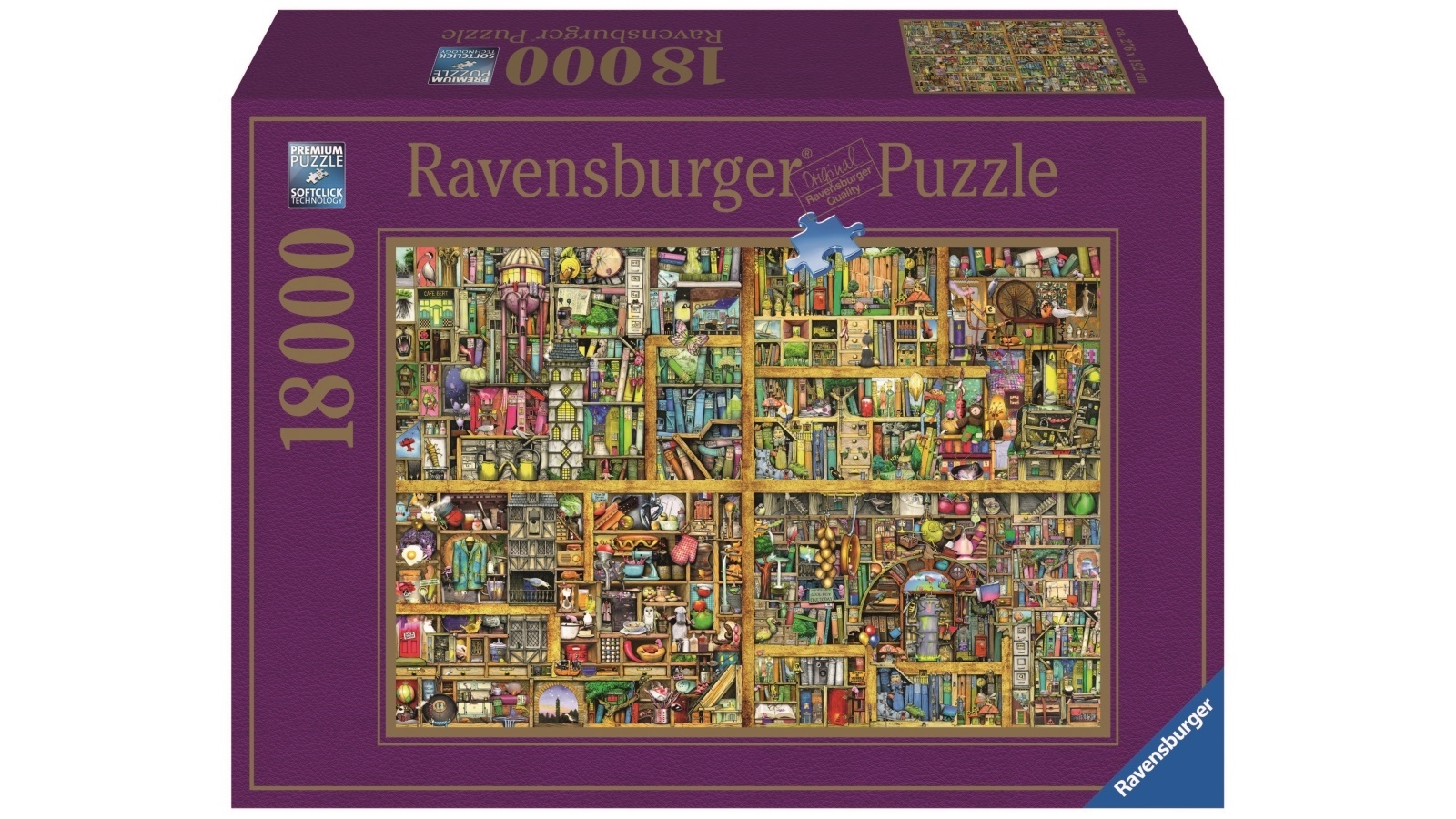 Ravensburger Magical Bookcase 18000 Piece Jigsaw Puzzle | Harvey Norman