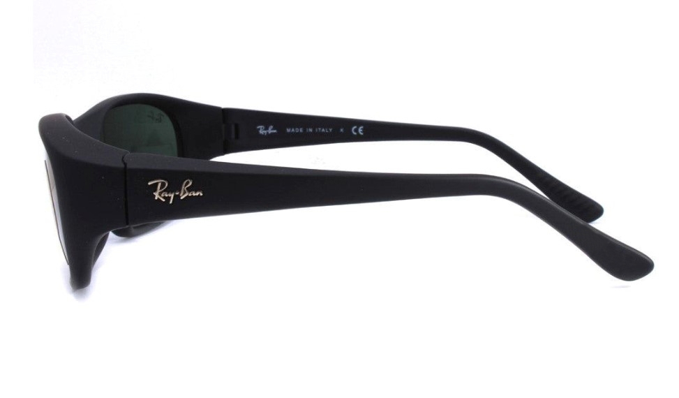 Ray-Ban RB2016 W2578 Daddy-O Matte Black/Green G15 Men's Sunglasses ...
