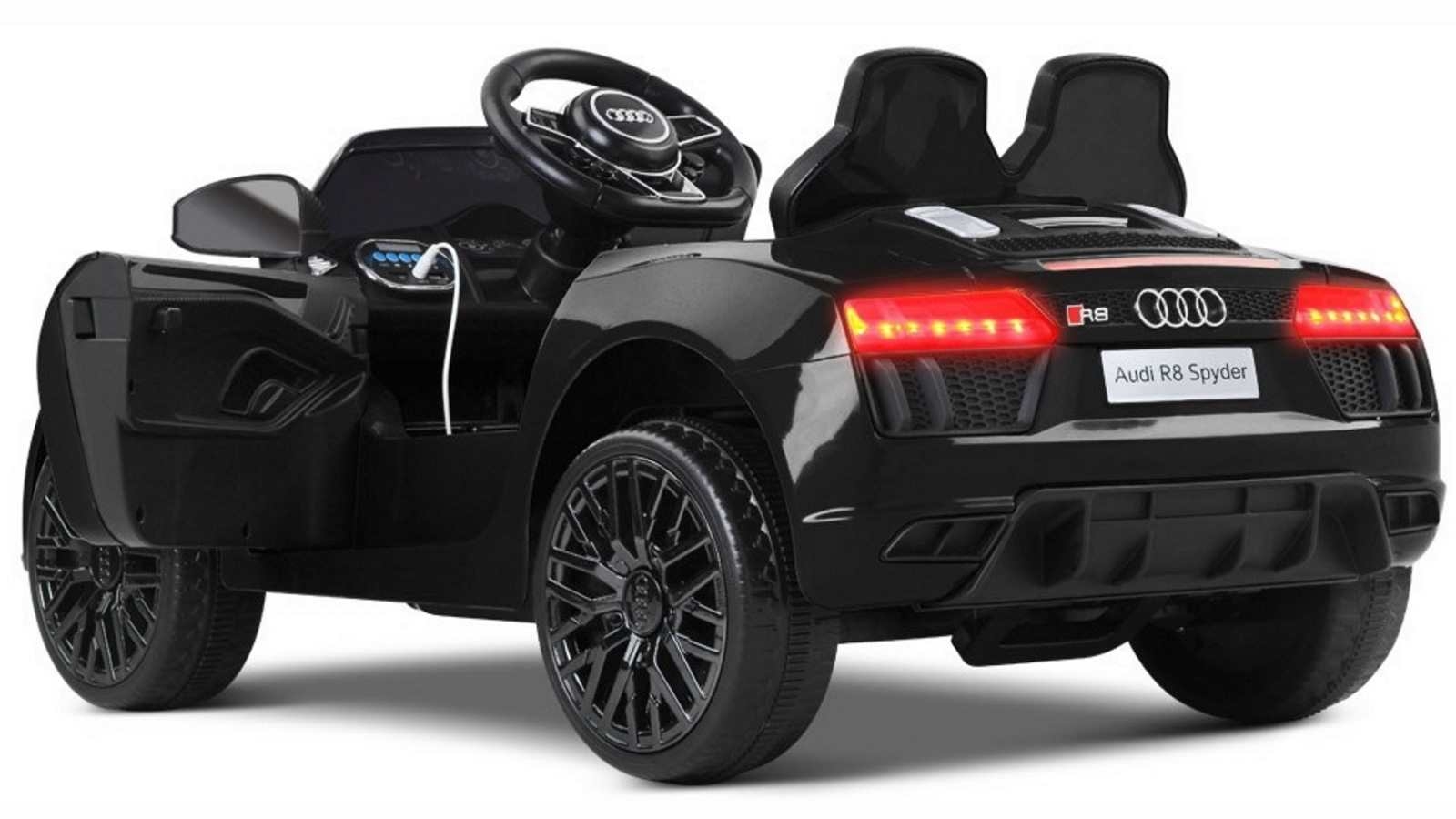 Rigo Licensed Audi R8 Kids Ride On Car - Black | Harvey Norman
