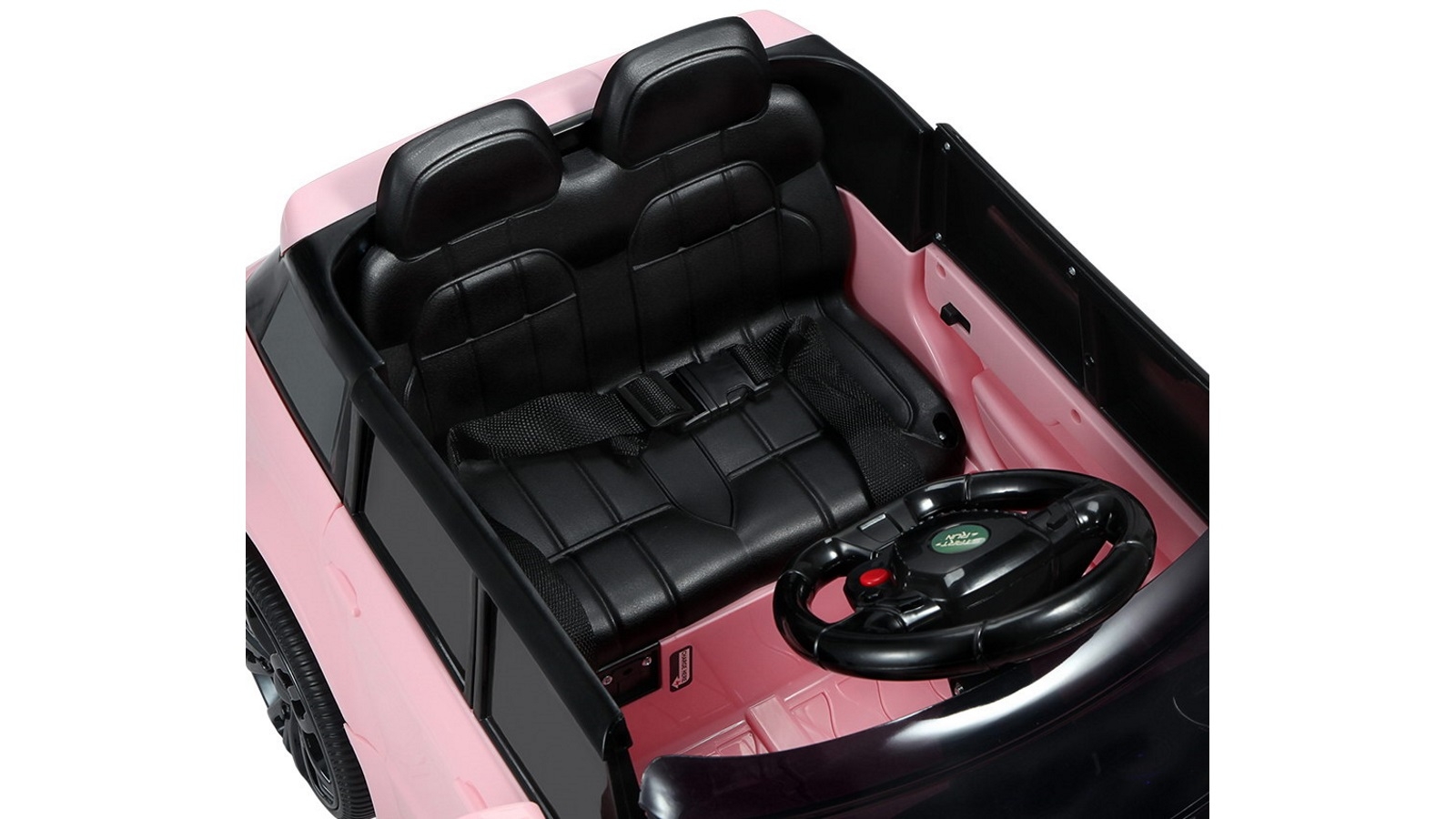 Pink range rover baby car store