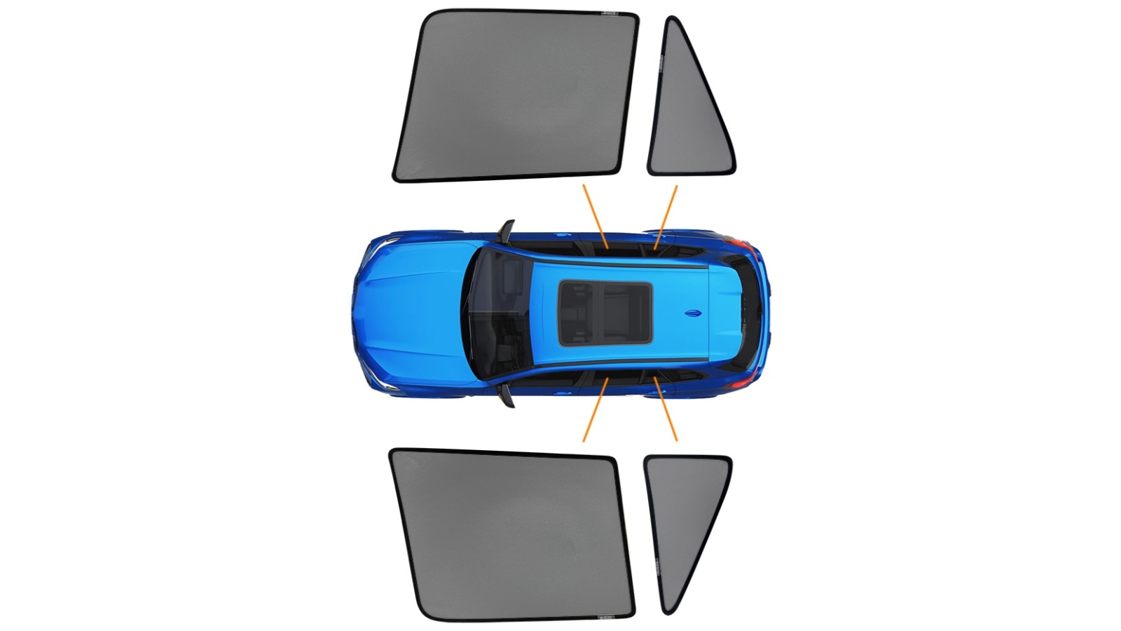 X-CAR 4 Piece Rear Window Sun Shade for BMW X5 2013-2018 | Harvey Norman