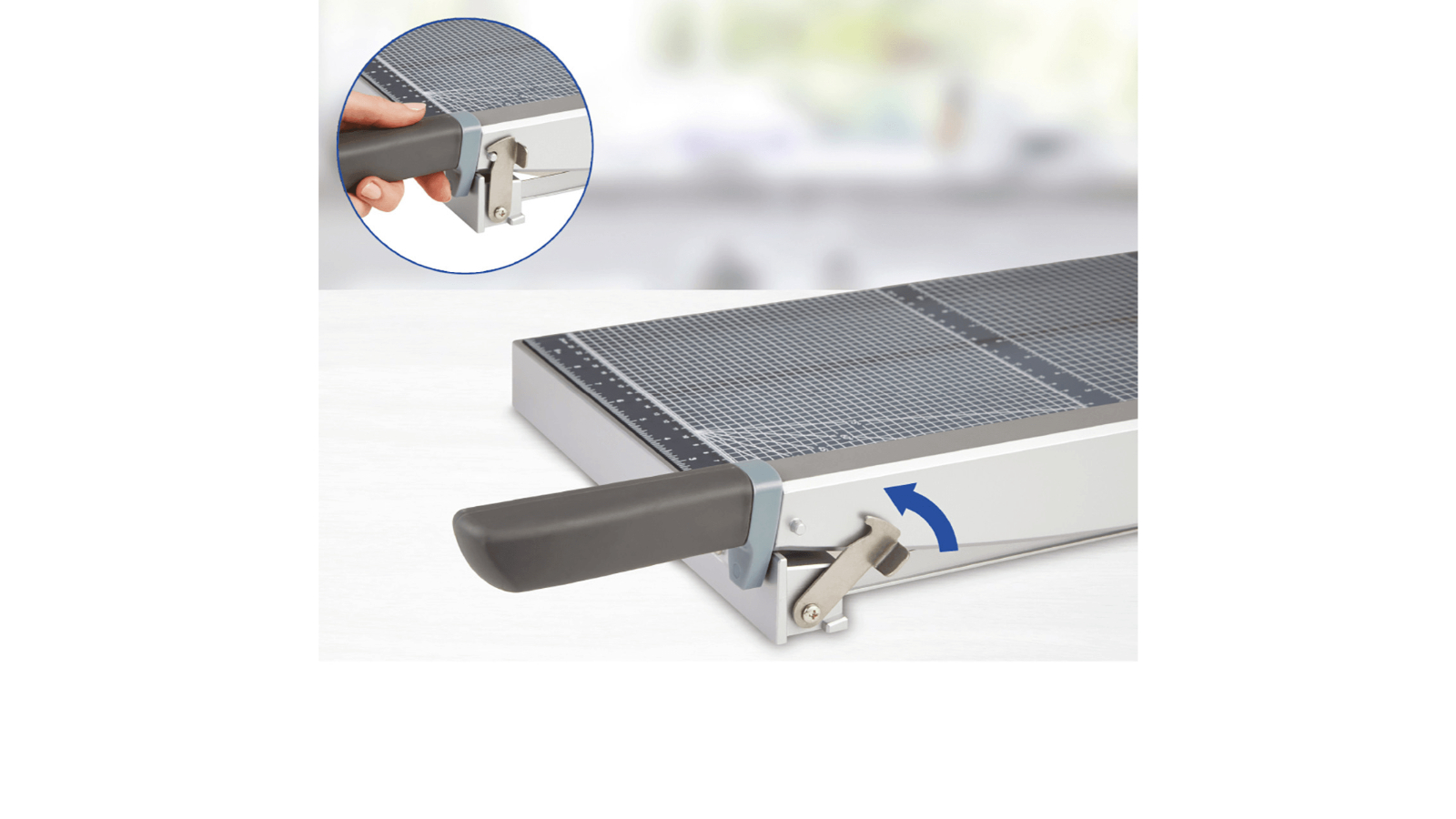 Rexel LED Guide Glass A3 Guillotine Paper Cutter | Harvey Norman