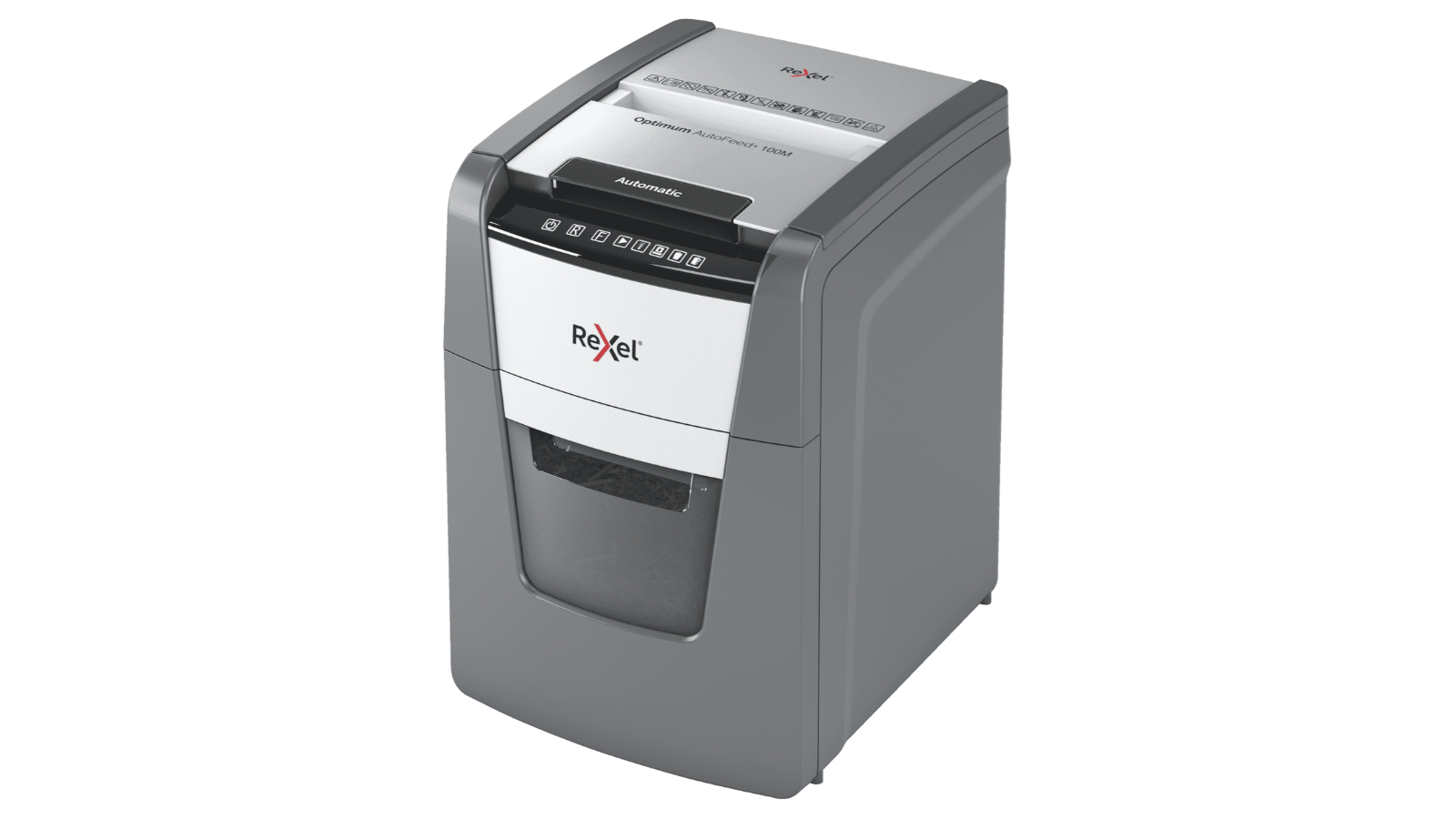 Rexel Optimum Auto Feed 100m Automatic Micro Cut Paper Shredder - Black ...