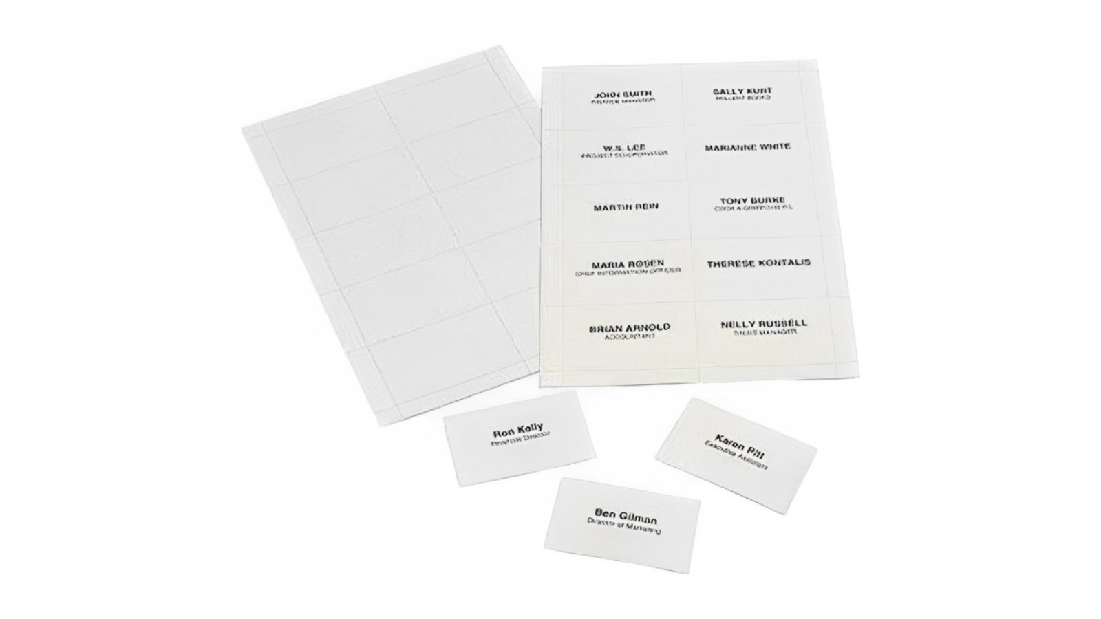 Rexel Pack of 250 Convention Card Holder Insert Paper | Harvey Norman