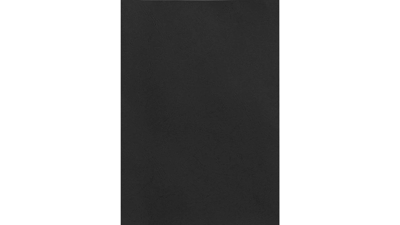 Rexel Pack of 100 Black 250gsm Leathergrain Cover | Harvey Norman