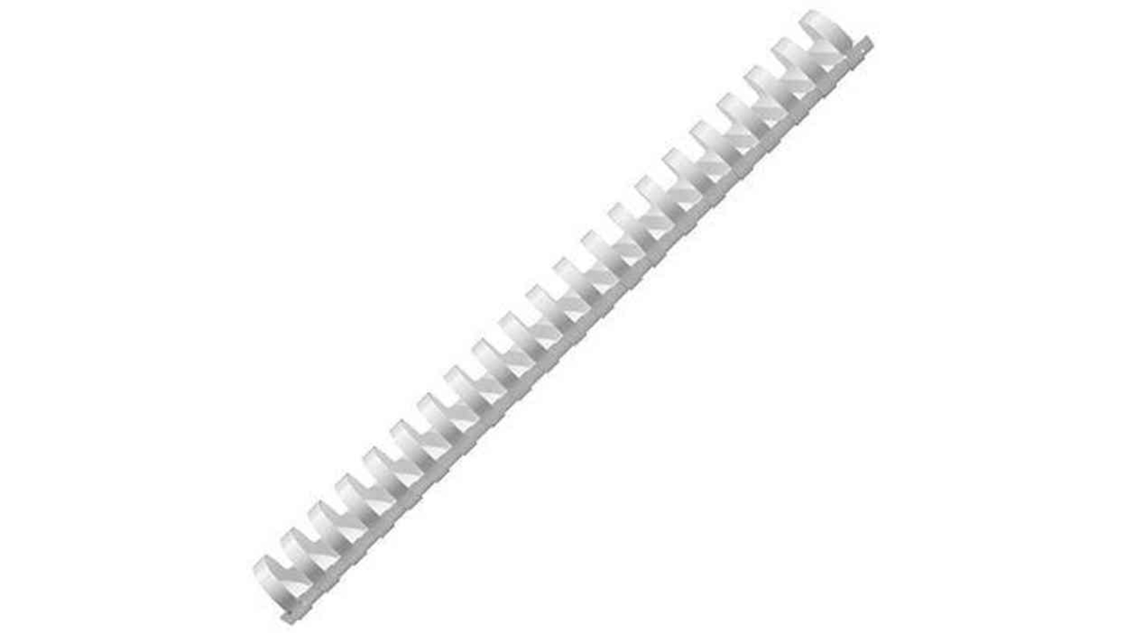 Rexel Pack of 100 2cm A4 Round 21 Loop Plastic Binding Comb - White ...
