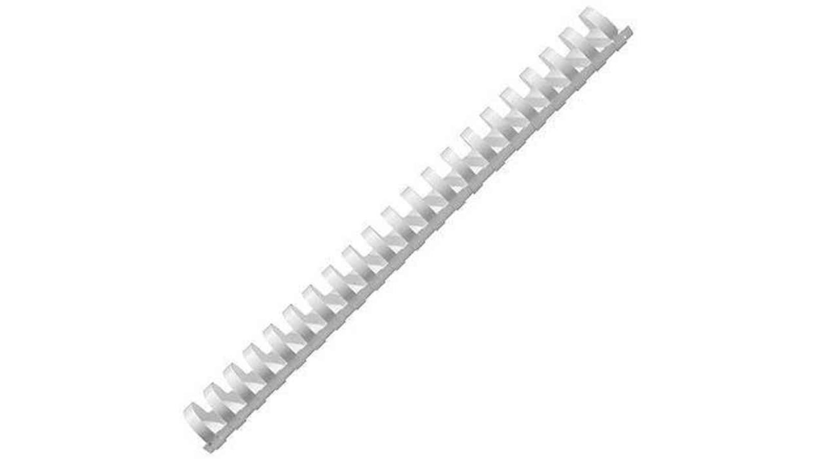 Rexel Pack of 50 3.8cm 21 Round Loop A4 Plastic Binding Comb - White ...