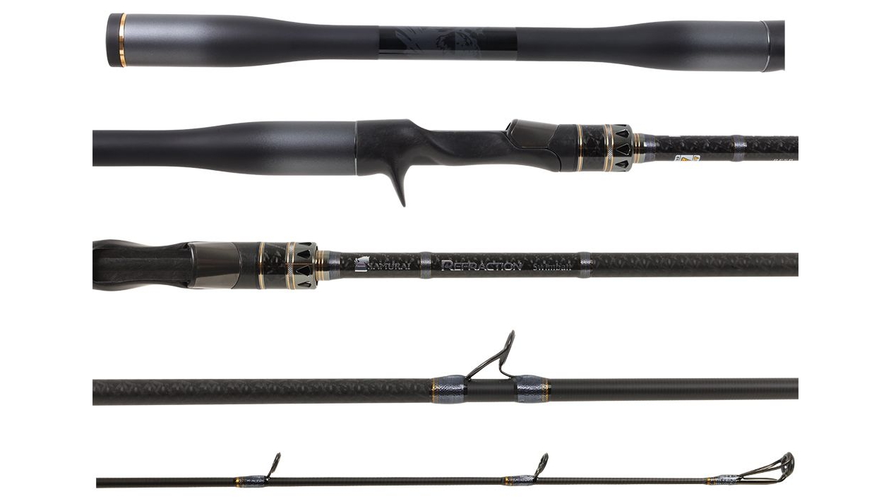 Samurai Refraction 7 ft 6 in 1-Piece Carbon Swim Bait Rod - 15 - 30lb ...