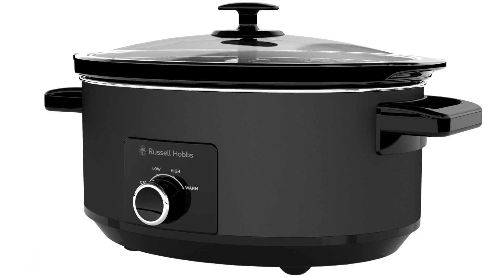 Russell Hobbs 7L Slow Cooker - Matte Black | Harvey Norman