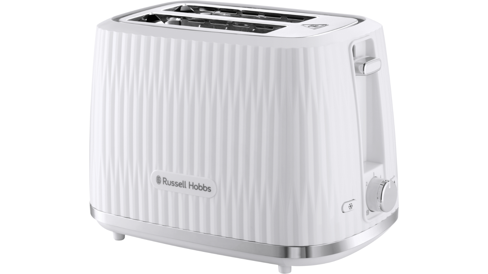 Russell Hobbs Eden 2 Slice Toaster - White | Harvey Norman