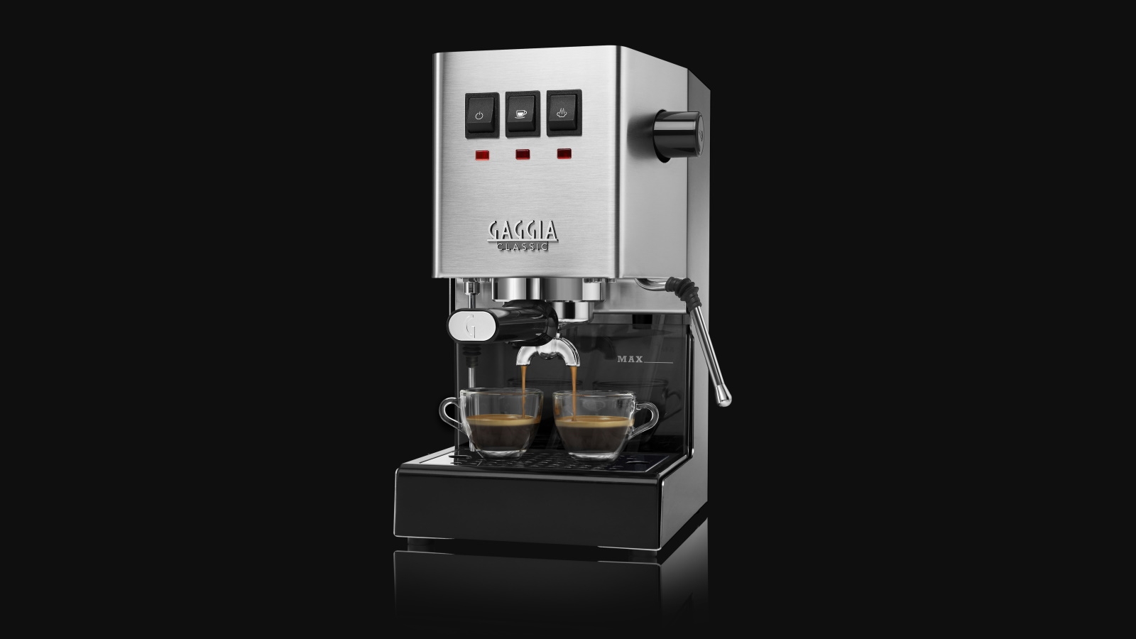 Gaggia Classic EVO Coffee Machine - Stainless Steel | Harvey Norman