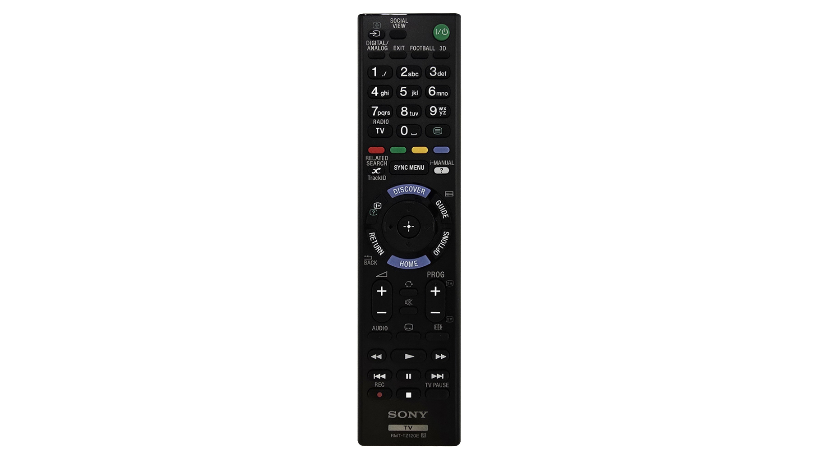 Sony RMTTZ120E OEM TV Remote Control | Harvey Norman