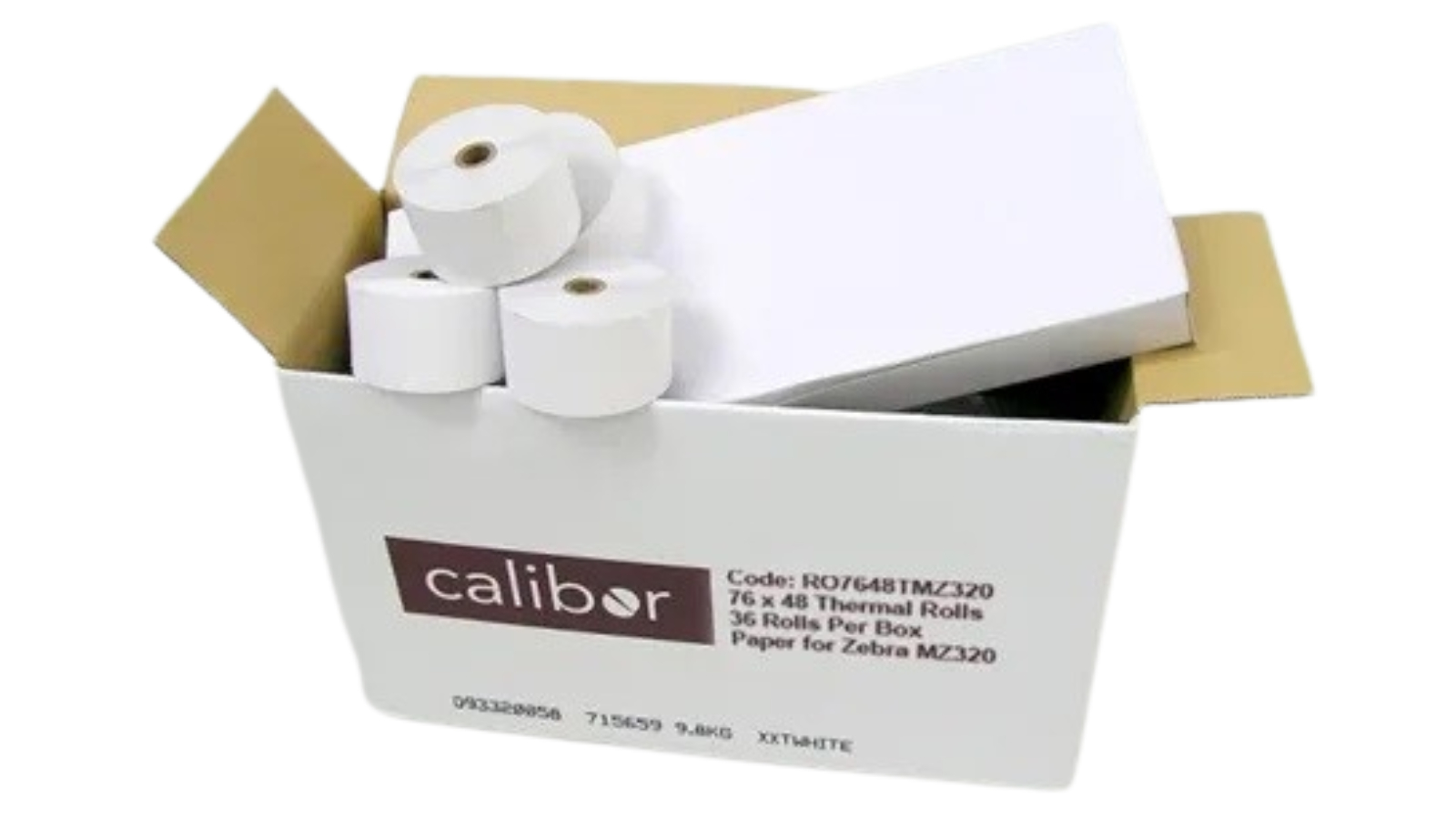 Calibor Box of 36 Roll Imz Mz320 Thermal Paper - 76 x 48cm | Harvey Norman