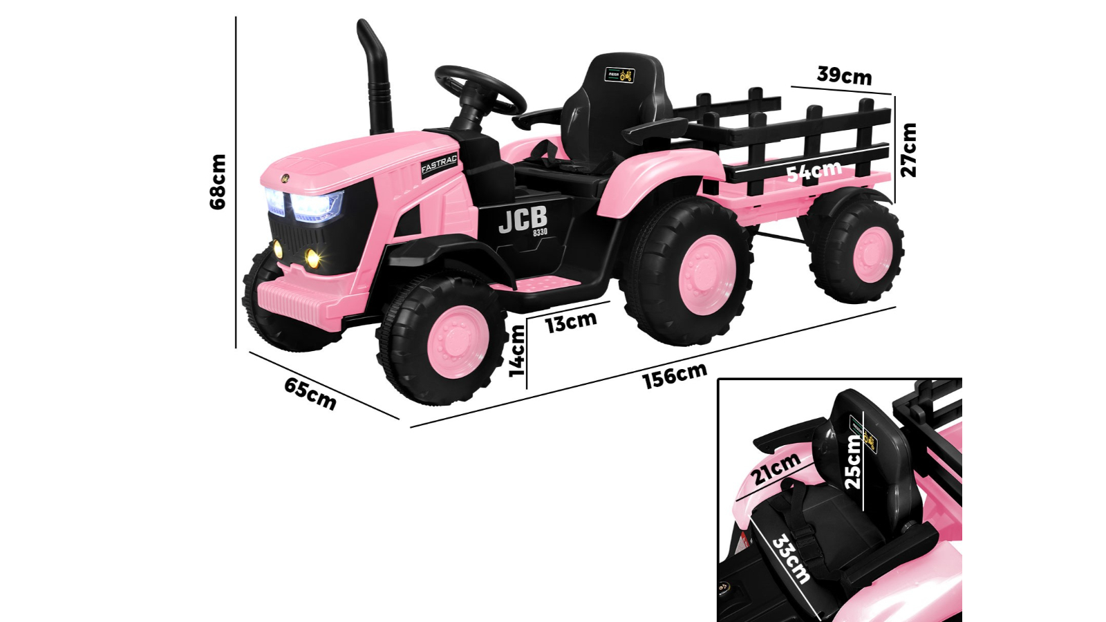 Mazam Ride On Remote Electric Vehicle 12V Pink Harvey Norman