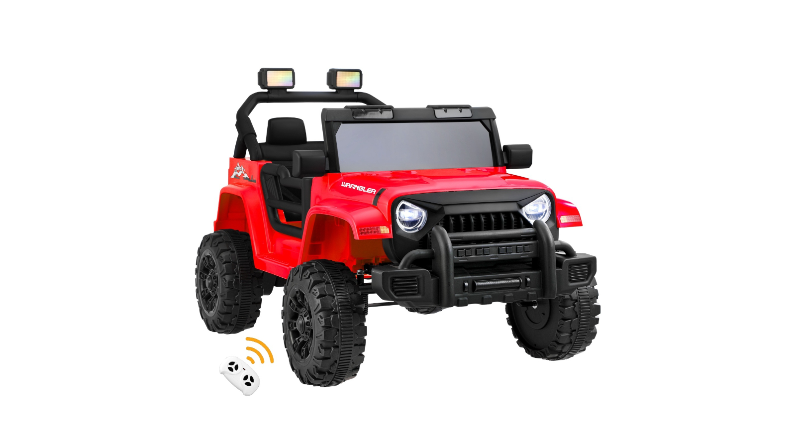 Mazam 12V Electric Remote Control Toy Jeep Kids Ride-on Car - Red ...