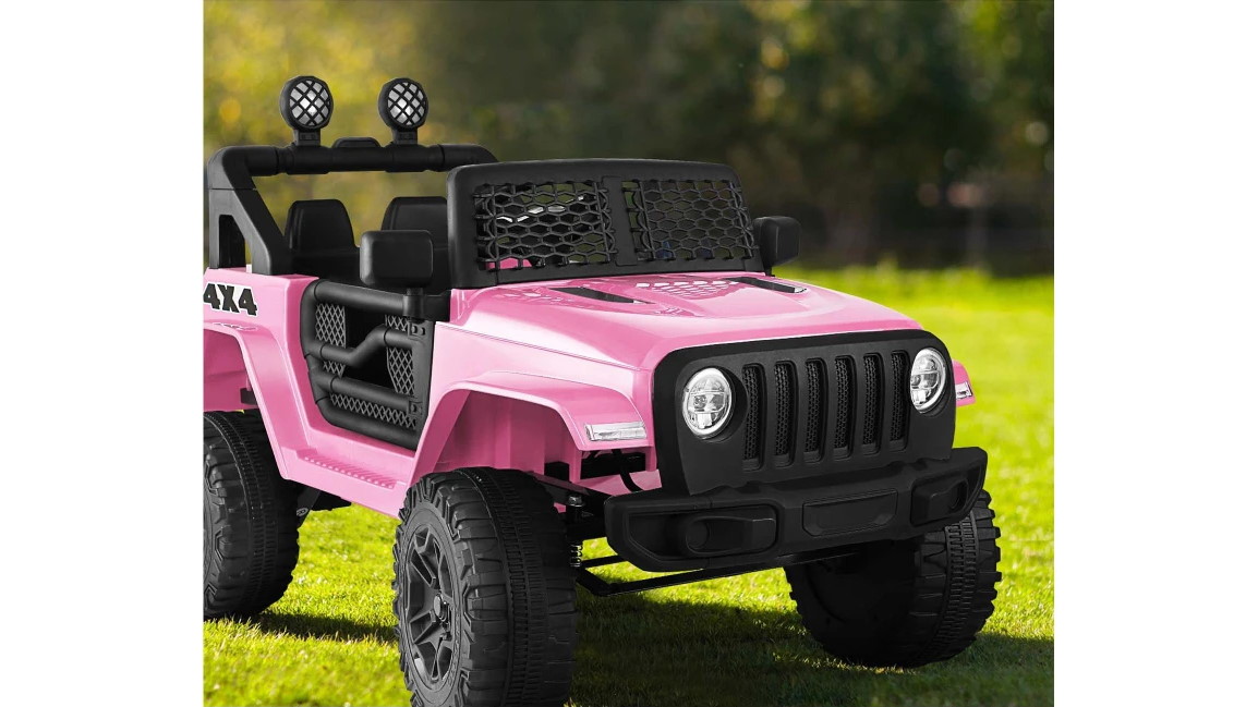 Jeep Kids Ride On Car with 12V Battery Twin Motors and Remote Control ...
