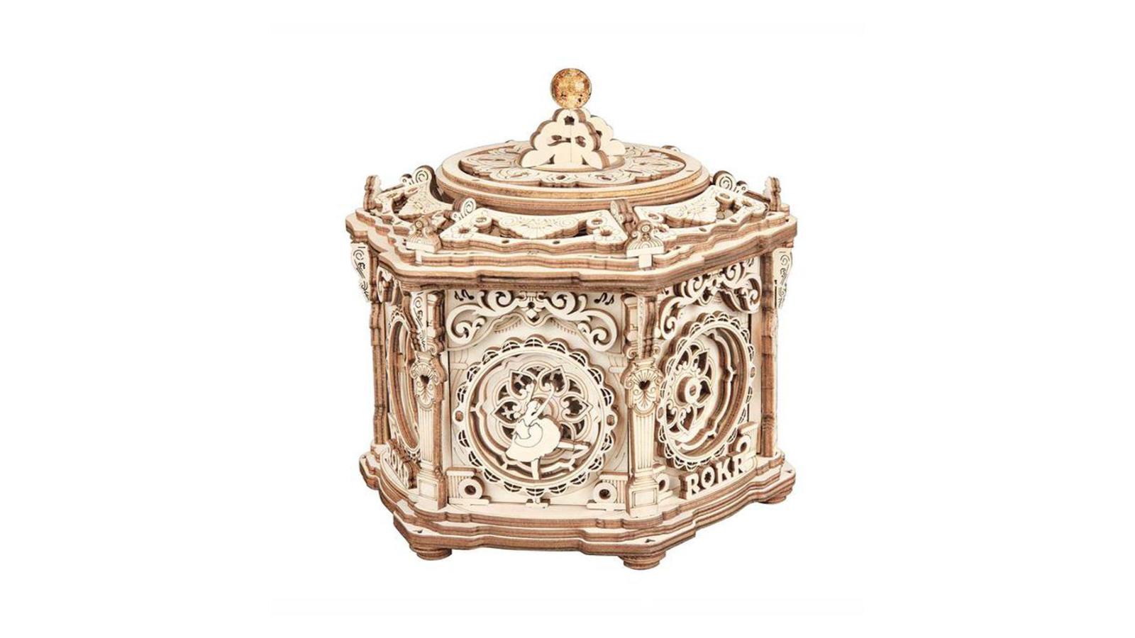ROKR AMK52 3D DIY Wooden Secret Garden Mechanical Music Box | Harvey Norman