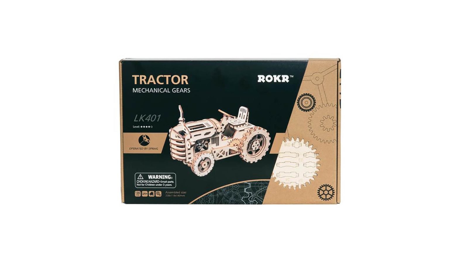 ROKR Robotime Mechanical Tractor 3D Wooden Puzzle | Harvey Norman