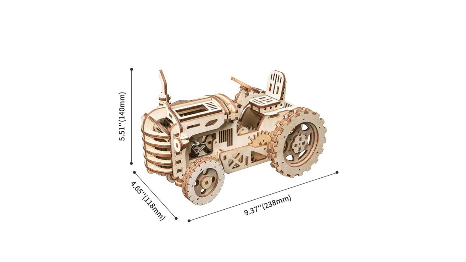 ROKR Robotime Mechanical Tractor 3D Wooden Puzzle | Harvey Norman